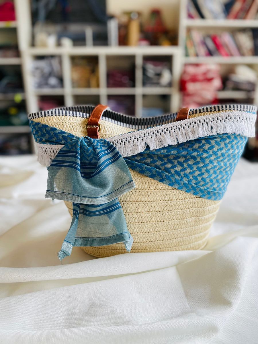 Sailor Kuffiyeh bag Ocean – Bubbly Threads