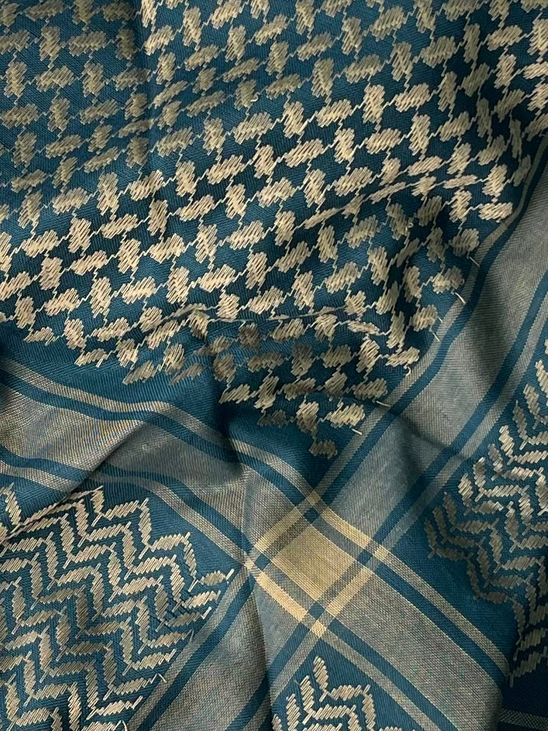 The Sling - Petrol Blue Gold – Bubbly Threads